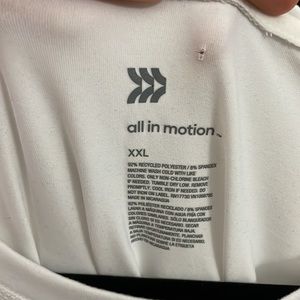 all in motion | Tops | All In Motion Performance White Tee | Poshmark
